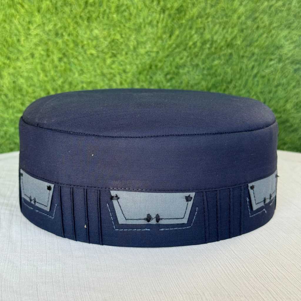 Al Jannat Premium Dark Blue Kufi Cap - Pakistan No 1 Brand